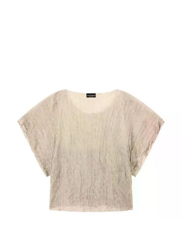 Emporio Armani Brushed Jacquard T-shirt