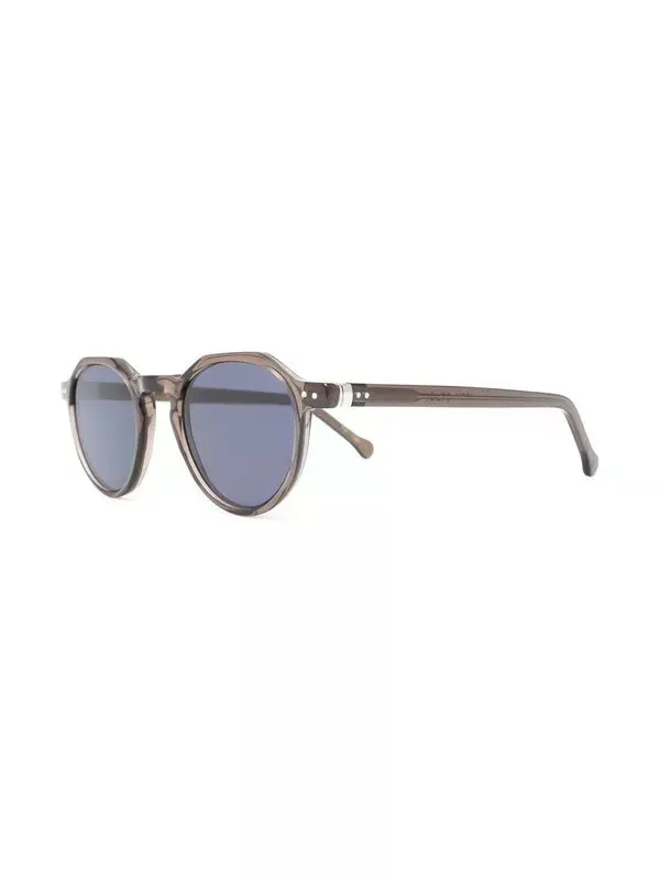LESCA Icon Round-frame Sunglasses