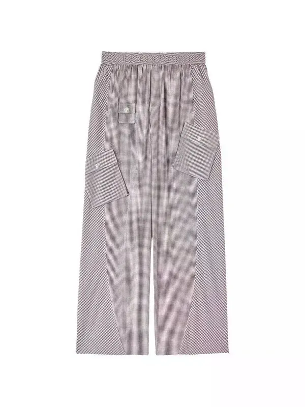 GANNI Check-print Cargo Pants