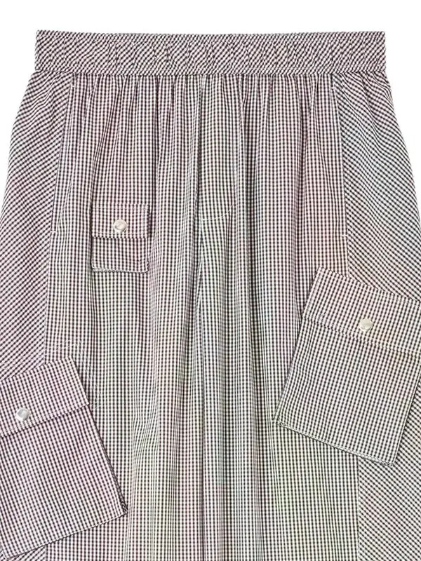 GANNI Check-print Cargo Pants