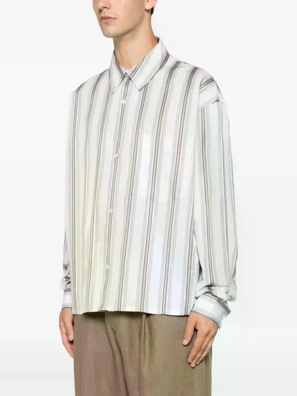 WON HUNDRED Maza Stripe-print Shirt