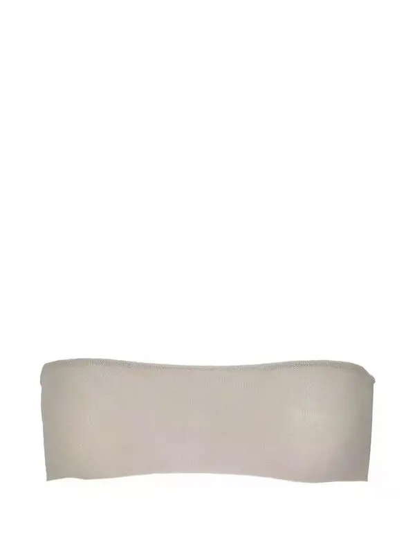 Rick Owens Sheer Finish Bandeau Top - Neutrals