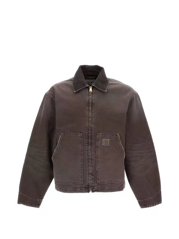 Carhartt Work In Progress Distressed Corduroy-collar Jacket