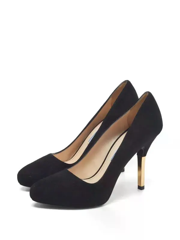 Prada Suede Platform Pumps