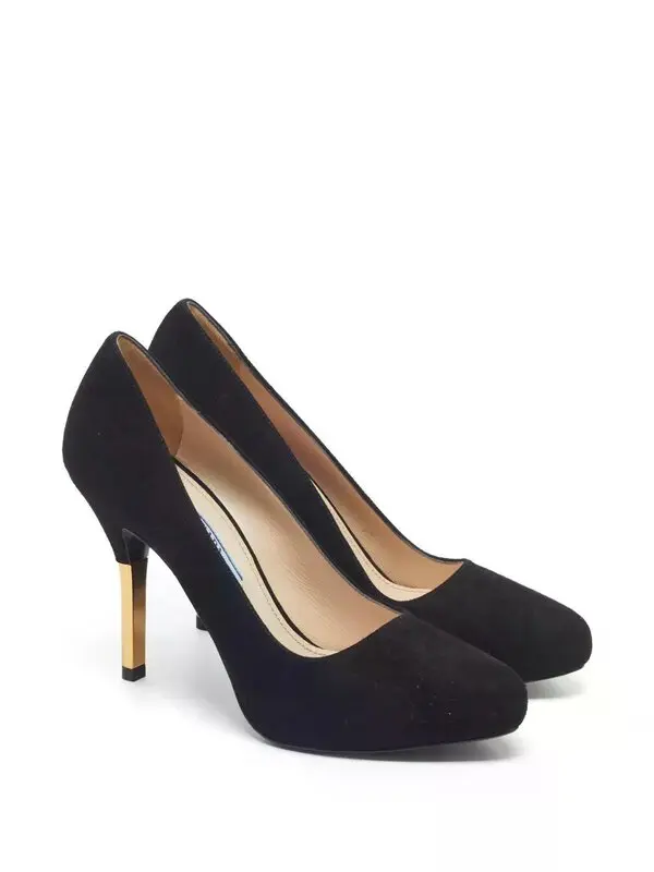 Prada Suede Platform Pumps
