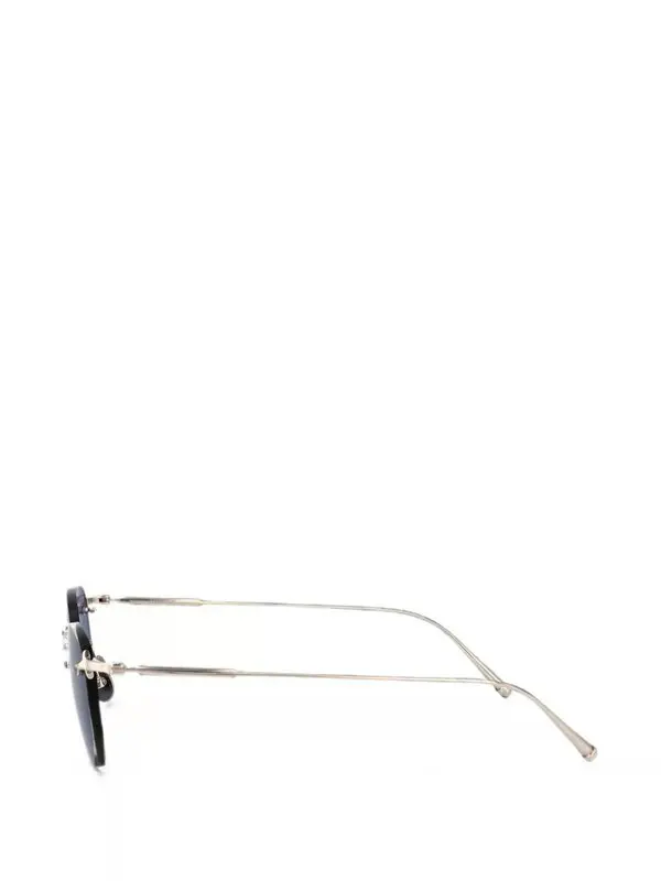 Matsuda Geometric Frame Rimless Sunglasses