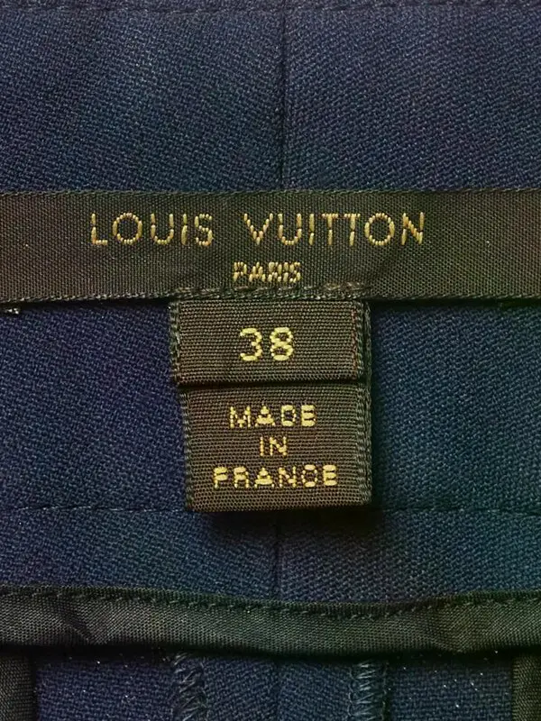LOUIS VUITTON Crepe Straight-leg Trousers