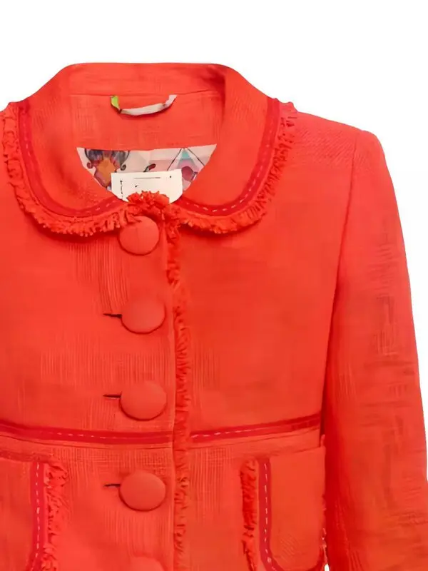 MAISON COMMON Bouclé Tweed Jacket With Fringe