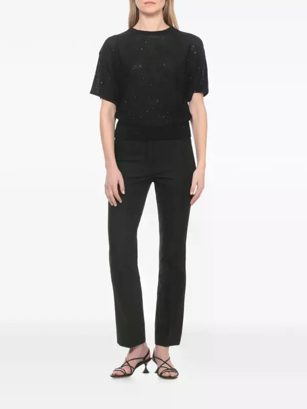 Antonelli Firenze Sequin Embellished Knit T-shirt