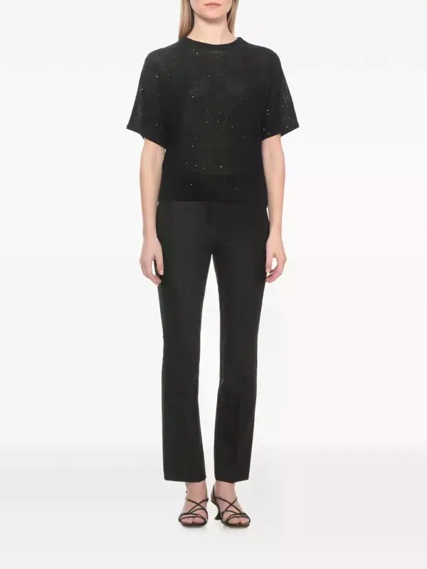 Antonelli Firenze Sequin Embellished Knit T-shirt