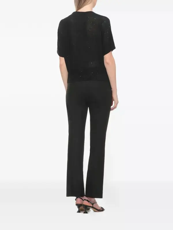 Antonelli Firenze Sequin Embellished Knit T-shirt