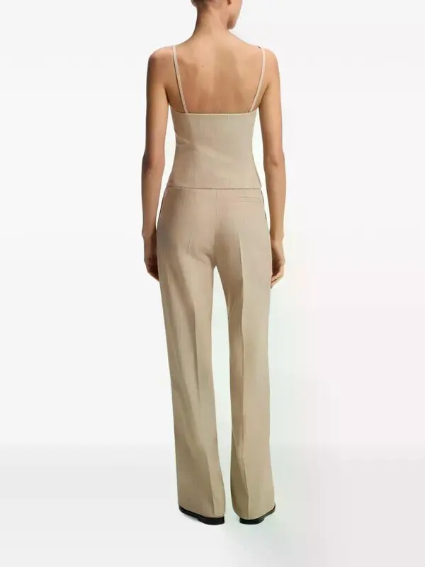 Hugo Pinstripe Pattern Pleated Trousers