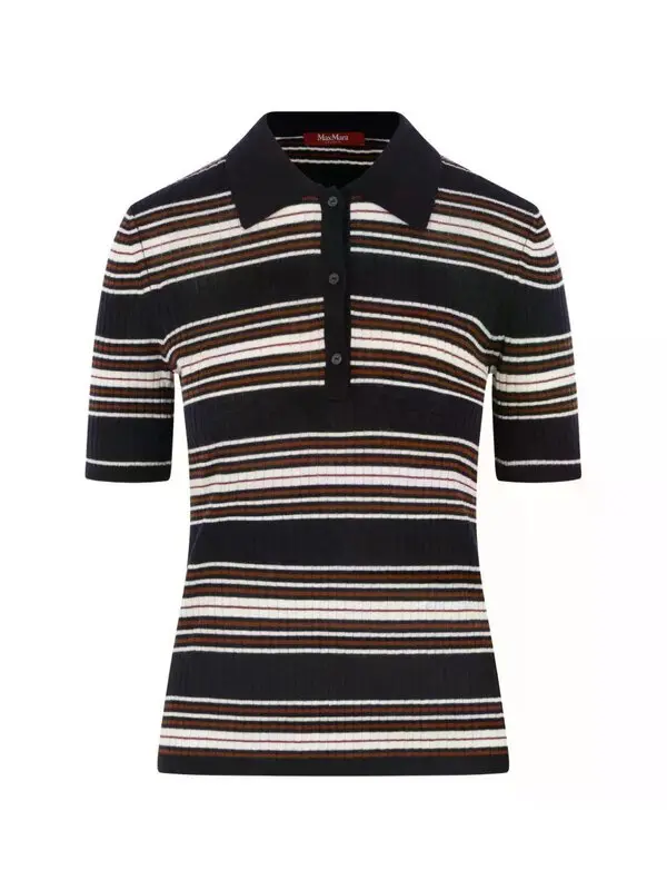 Max Mara Striped Ribbed Sweater