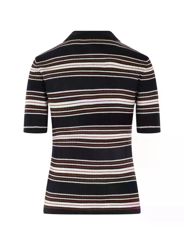 Max Mara Striped Ribbed Sweater