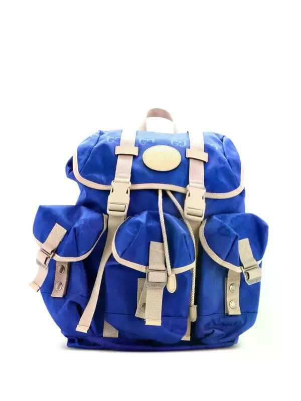 Gucci Off The Grid Gg Econyl Backpack - Blue