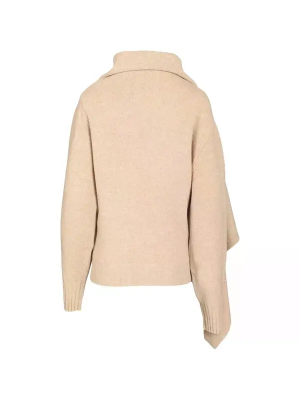 Attico Draped-detail Sweater