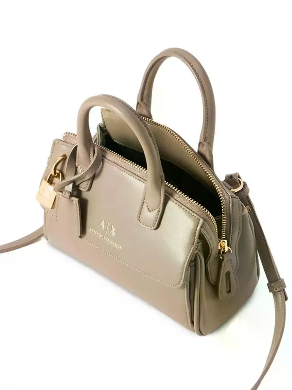 Armani Exchange Logo-plaque Padlock Tote Bag