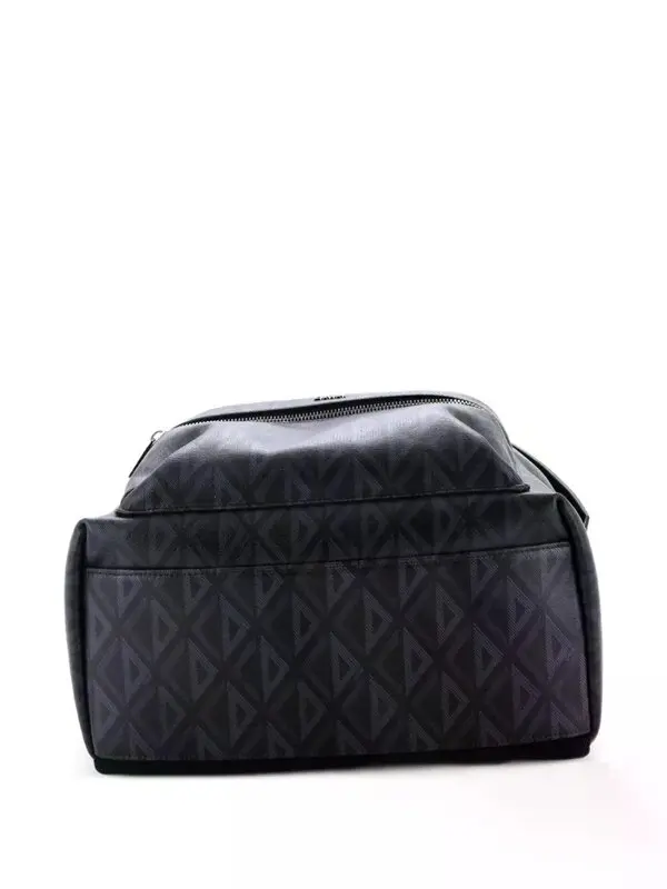Dior Rider Cd Diamond Coated Canvas Large Backpack