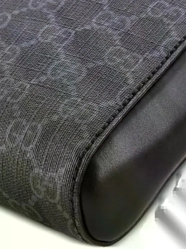 Gucci Gg Coated Canvas Messenger Bag