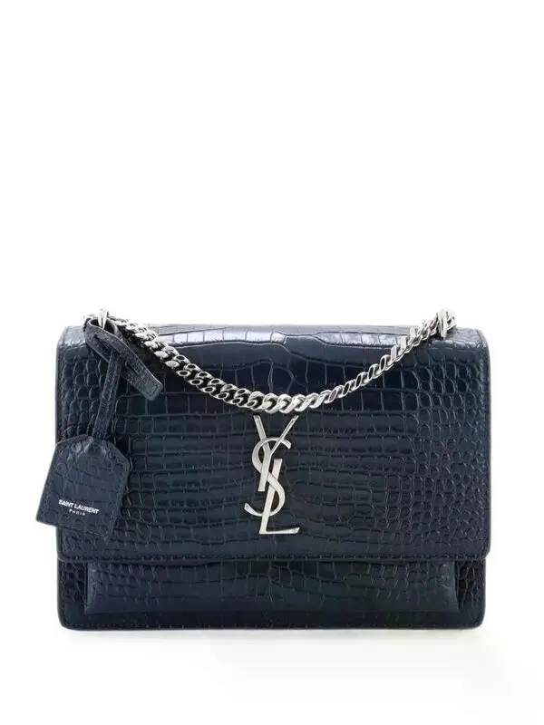 Saint Laurent Medium Sunset Bag - Blue