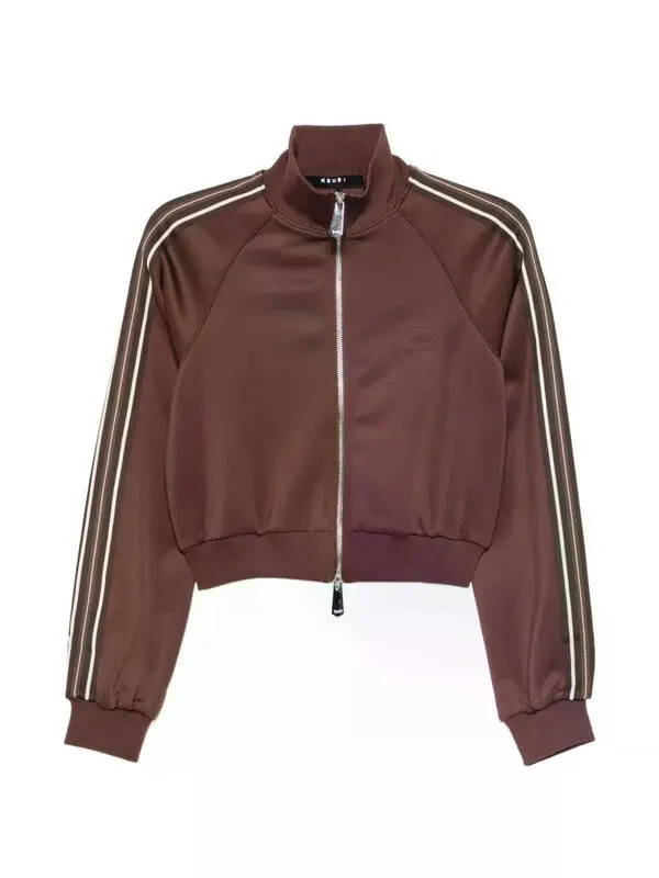 Ksubi Cropped Zip-fastening Sweatshirt
