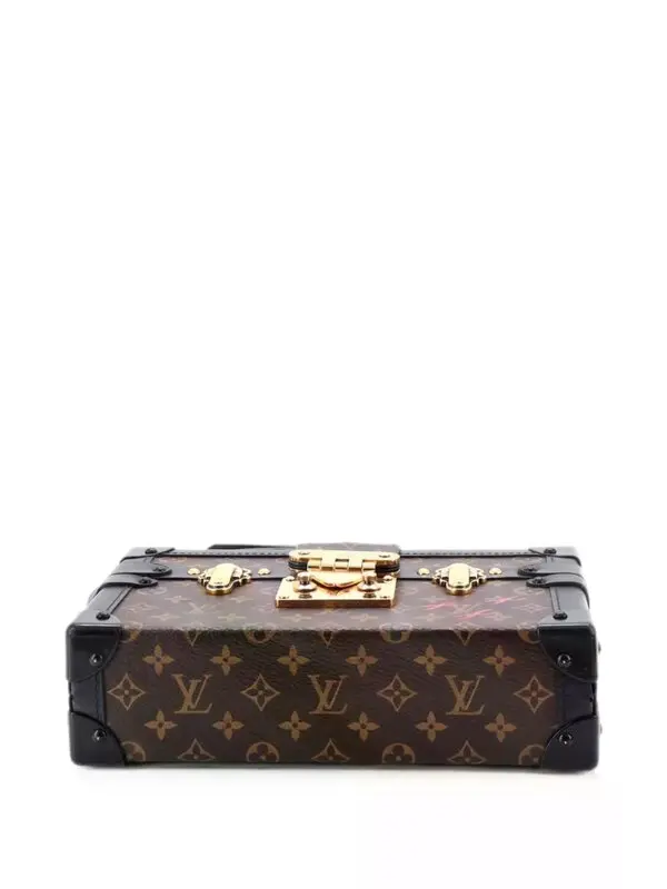 LOUIS VUITTON Monogram Canvas Petite Malle Clutch Bag