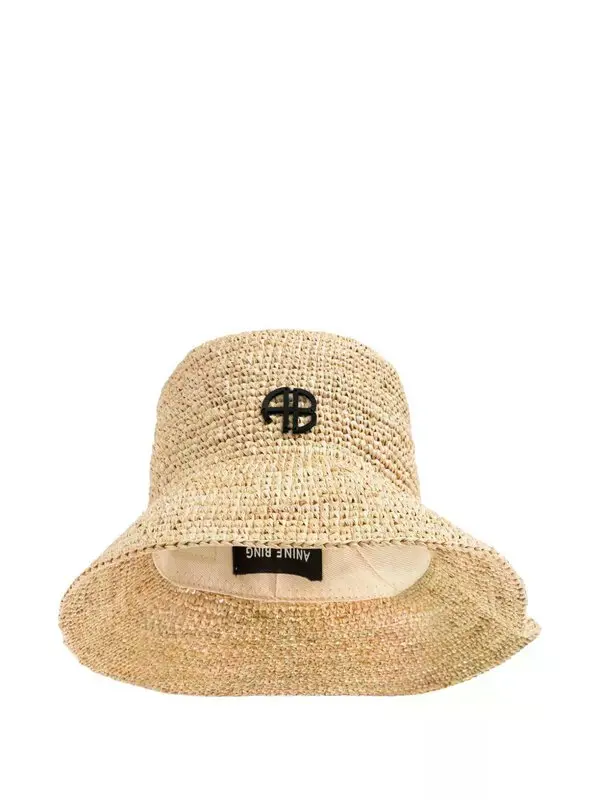 ANINE BING Bucket Hat - Neutrals
