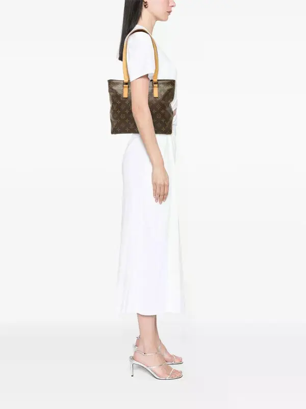 LOUIS VUITTON Monogram Canvas Cabas Piano Tote Bag - Brown