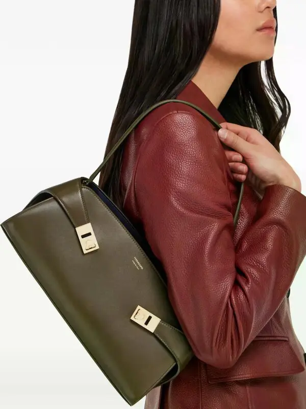 FERRAGAMO Hug East-west Shoulder Bag - Green