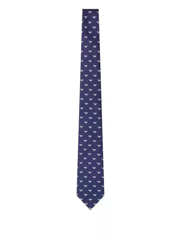 Emporio Armani Logo Pattern Tie