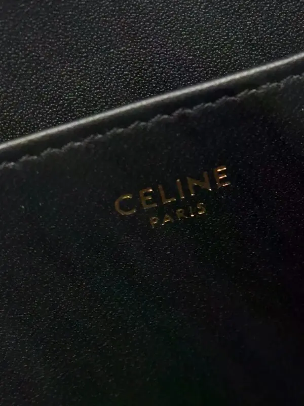 Celine 16 Camille Shoulder Bag - Black
