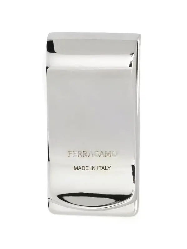 FERRAGAMO Gancini Diagonal-stripe Tie Clip