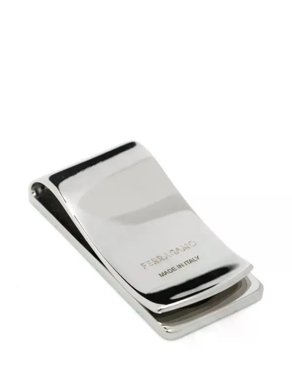 FERRAGAMO Gancini Diagonal-stripe Tie Clip