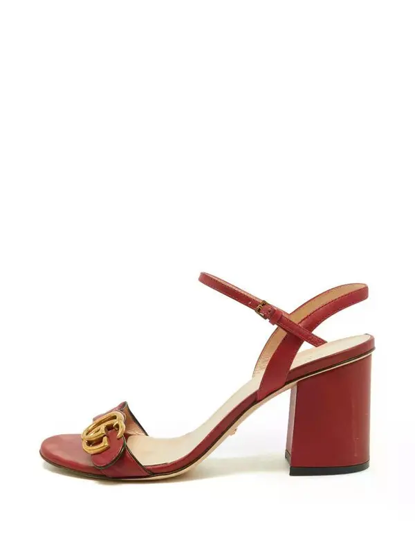 Gucci Leather Ankle Strap Sandals