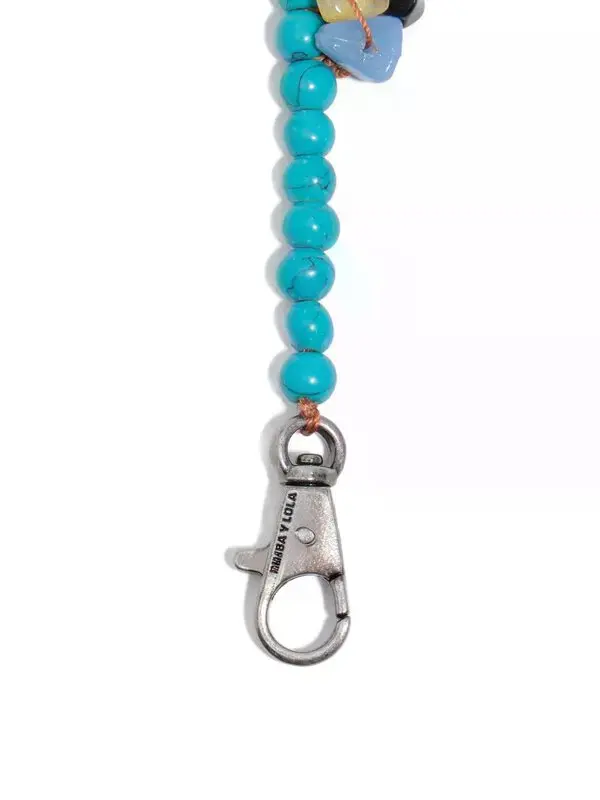 Bimba Y Lola Beaded Charm Bracelet With Stone Embellishments