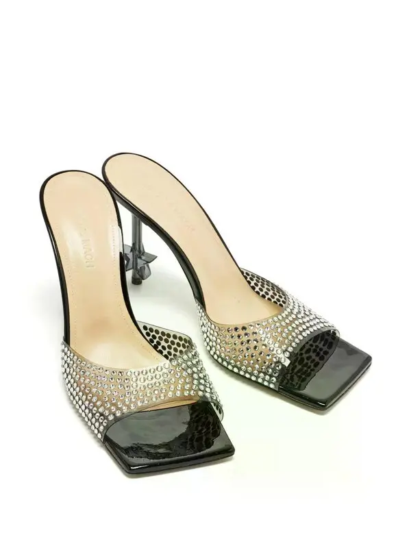 Mach & Mach Star Crystal-embellished Heeled Sandals