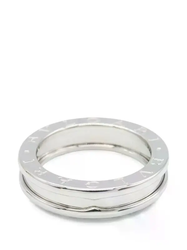 BVLGARI B.zero1 18k White Gold Ring - Silver