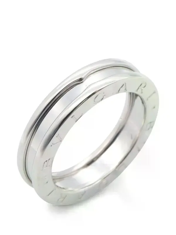 BVLGARI B.zero1 18k White Gold Ring - Silver
