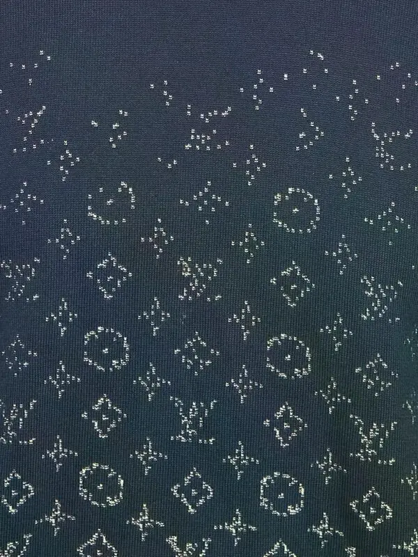 LOUIS VUITTON Monogram Gradient Crew Neck Sweater