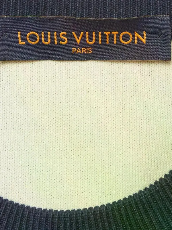 LOUIS VUITTON Monogram Gradient Crew Neck Sweater