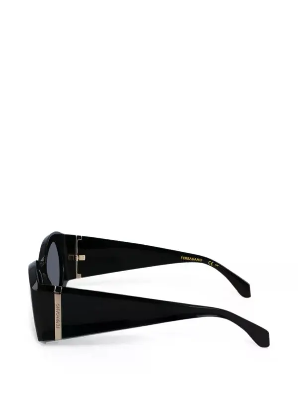 FERRAGAMO Oval Frame Sunglasses
