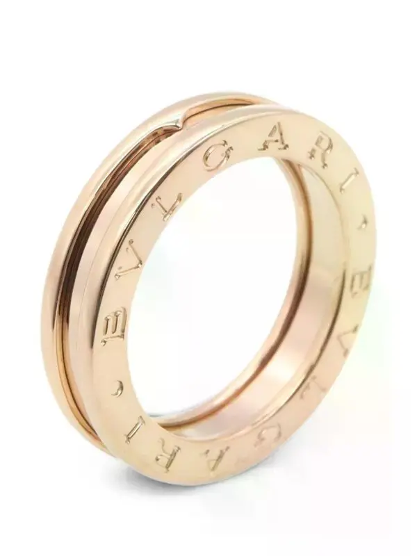 BVLGARI B.zero1 18k Gold Ring - Pink