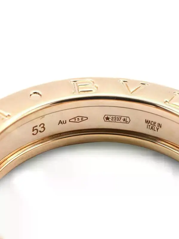 BVLGARI B.zero1 18k Gold Ring - Pink