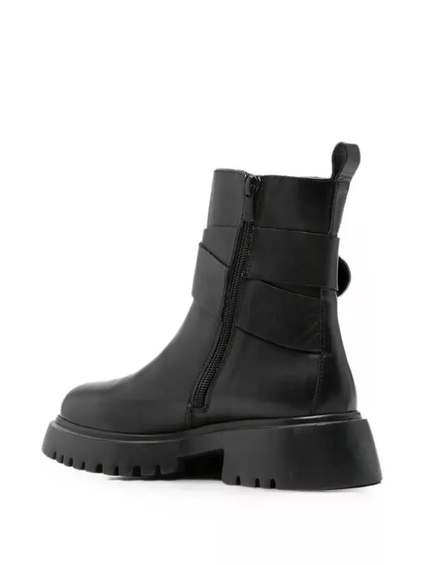 SERGIO MORETTI FIRENZE Buckle-strap Ankle Boots