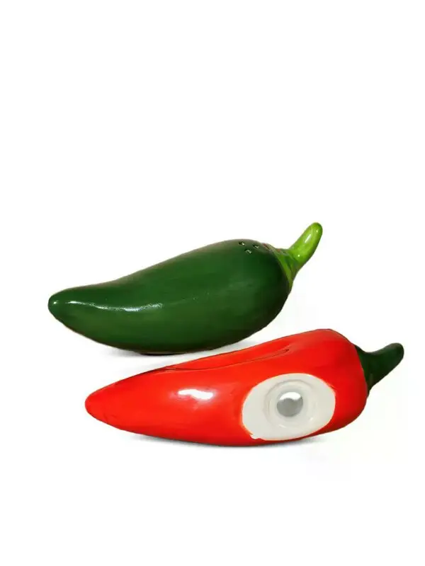 CU I SEEYOU Chilli-shaped Salt And Pepper Shakers