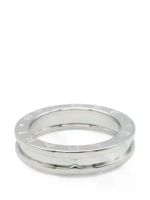 BVLGARI 18k White Gold B.zero1 Ring - Silver