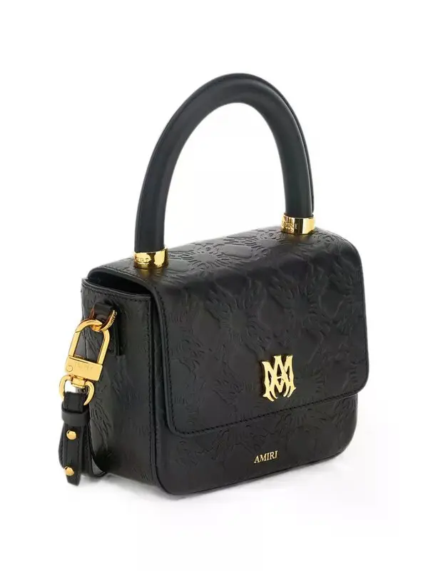 Amiri Micro Ma Bag In Ma Quad Monogram Leather