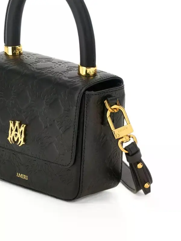 Amiri Micro Ma Bag In Ma Quad Monogram Leather