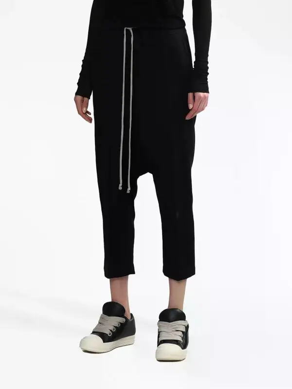 Rick Owens Drop-crotch Cropped Trousers