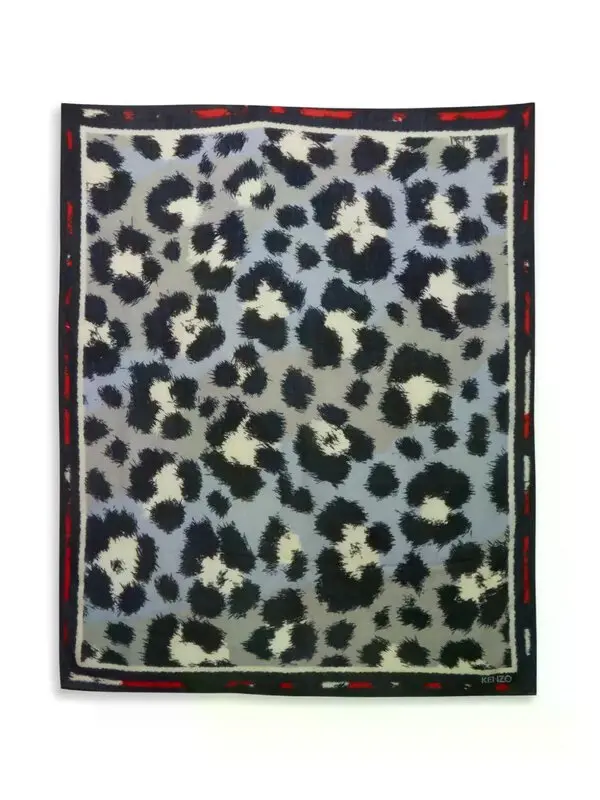 Kenzo Printed Scarf - Grey